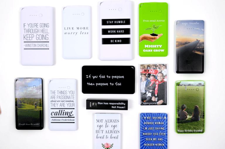 Custom Printed Power Banks - Personalised Powerbank